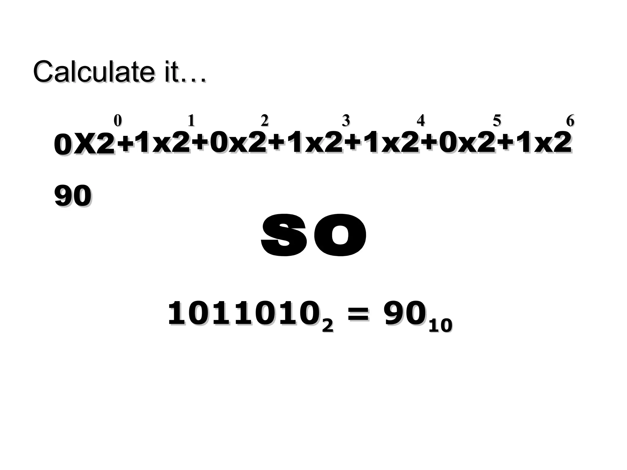 Binary to decimal Conversion | PPT