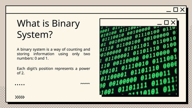 BINARY TO DECIMAL TO BINARY.ppt........x | PPT