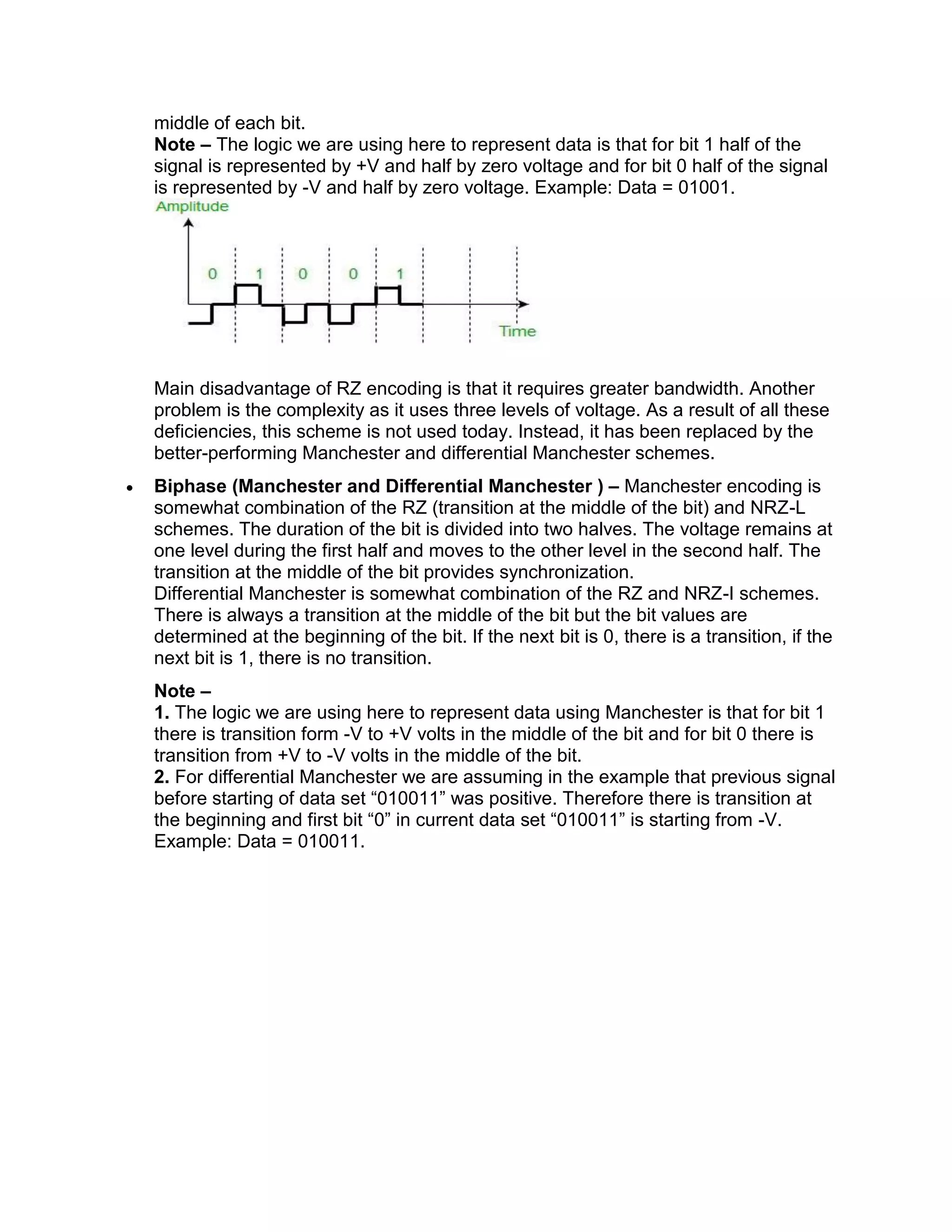Binary to digital encoding tbs 301 | PDF