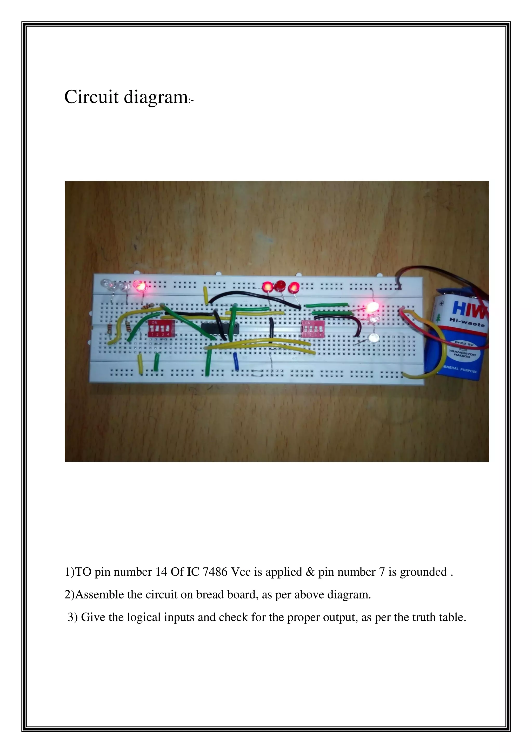 Binary to gray converter using xor | PDF