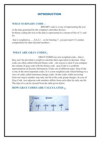 Binary to gray converter using xor | PDF