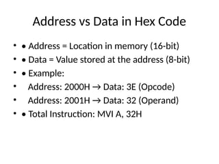 Binary_to_Hex_and_Address_vs_Data_8085.pptx