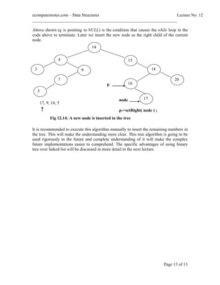 computer notes - Binary tree | PDF