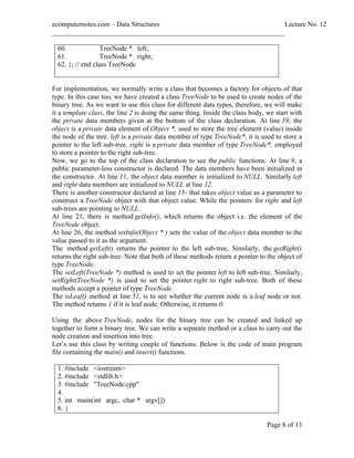 computer notes - Binary tree | PDF