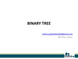 Binary tree | PPTX