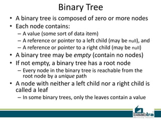Binary tree | PPTX
