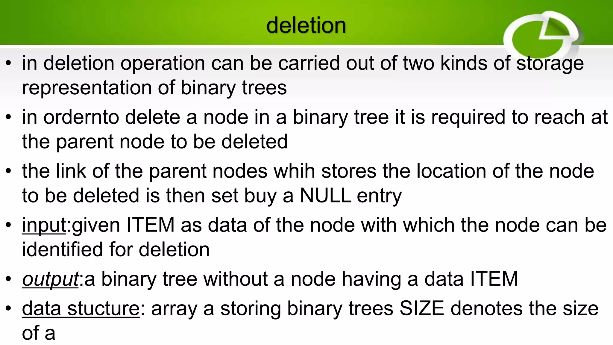 Binary tree and operations | PPTX | Programming Languages | Computing