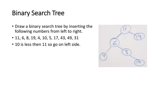 Binary tree data structure | PPTX
