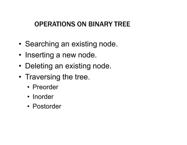 BINARY TREE REPRESENTATION.ppt | Programming Languages | Computing