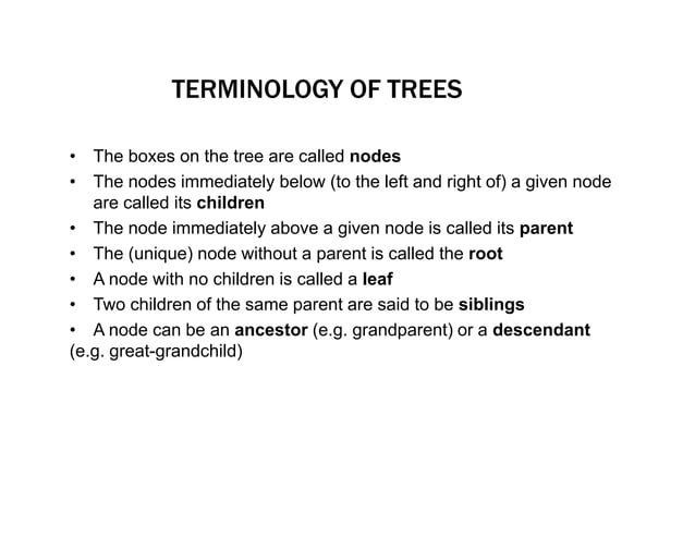 Binary Tree Representation Ppt