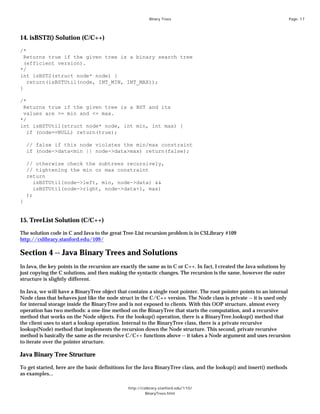 Binary trees | PDF