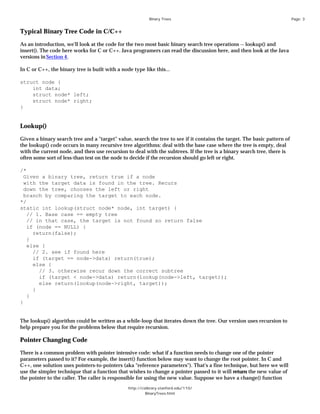 Binary trees | PDF