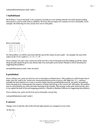 Binary trees | PDF