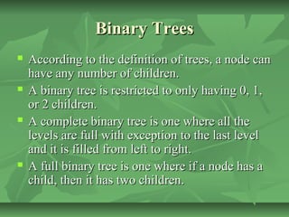 Binary trees | PPT