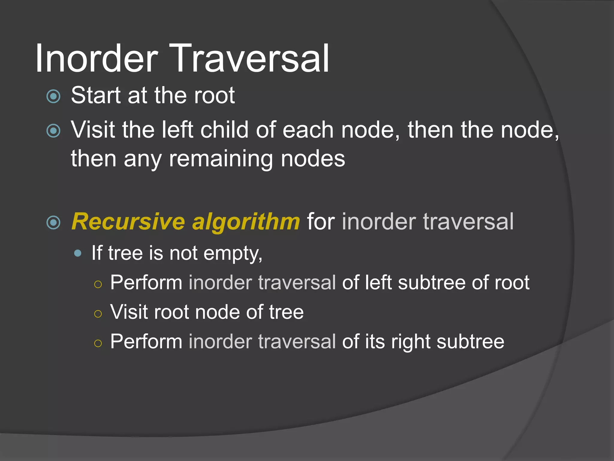 Binary tree traversal ppt - 02.03.2020