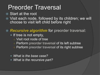 Binary tree traversal ppt - 02.03.2020