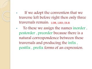 Binary tree traversal ppt | PPTX