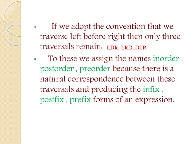 Binary Tree Traversal Ppt Pptx Programming Languages Computing