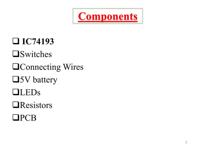 Binary up and down counter using IC 74193 | PPTX | Technology & Computing