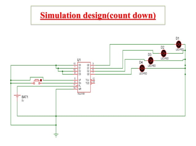Binary up and down counter using IC 74193 | PPTX | Technology & Computing