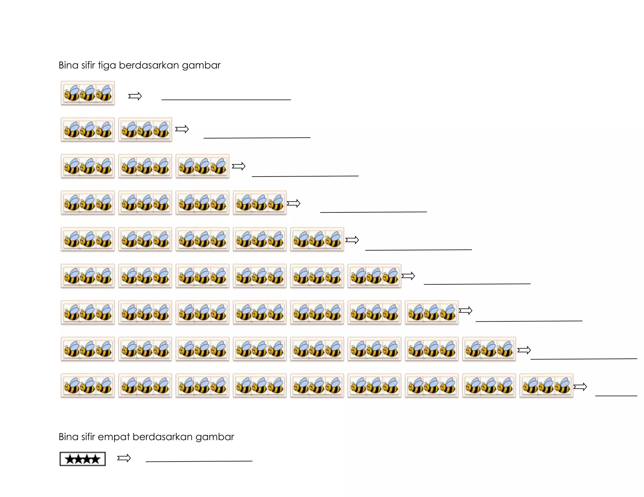 Bina sifir tiga dengan gambar | PPT