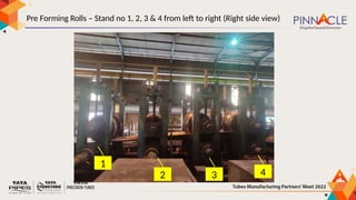 Bina tubes breakdown summary steel plant pipe tubes | PPTX