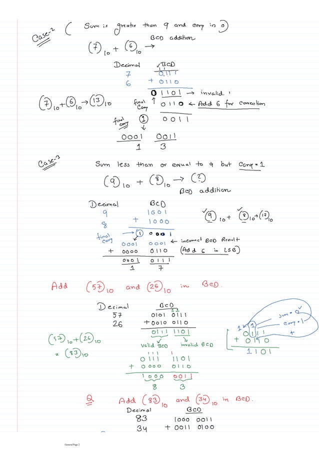 Binay coded decimal (bcd) | PDF