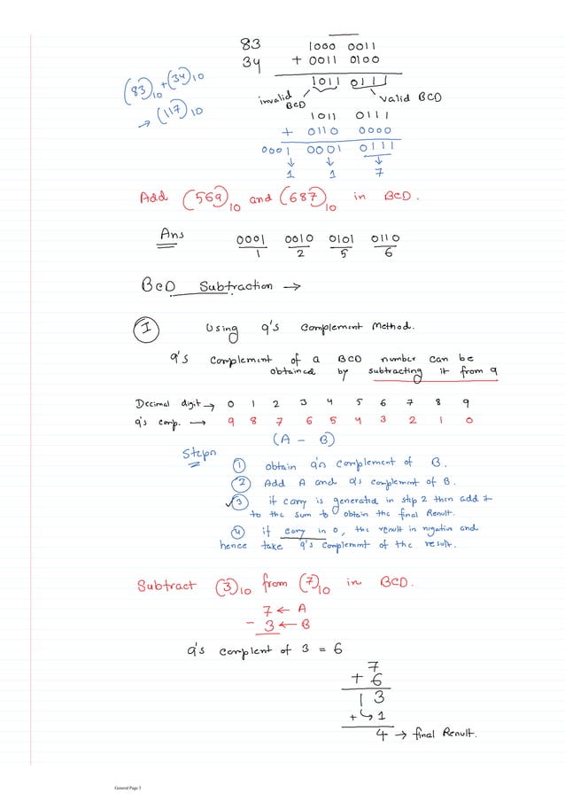 Binay coded decimal (bcd) | PDF