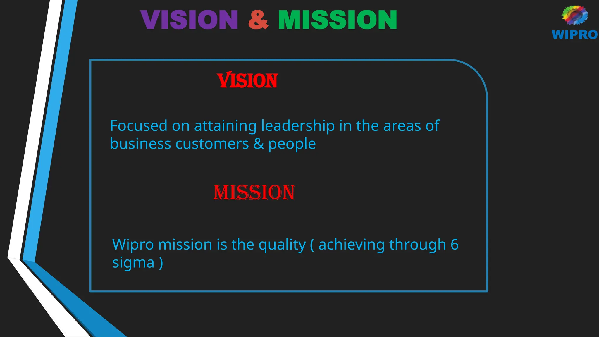 Wipro company ppt about Wipro and chairman azim H. Premji Wipro | PPTX