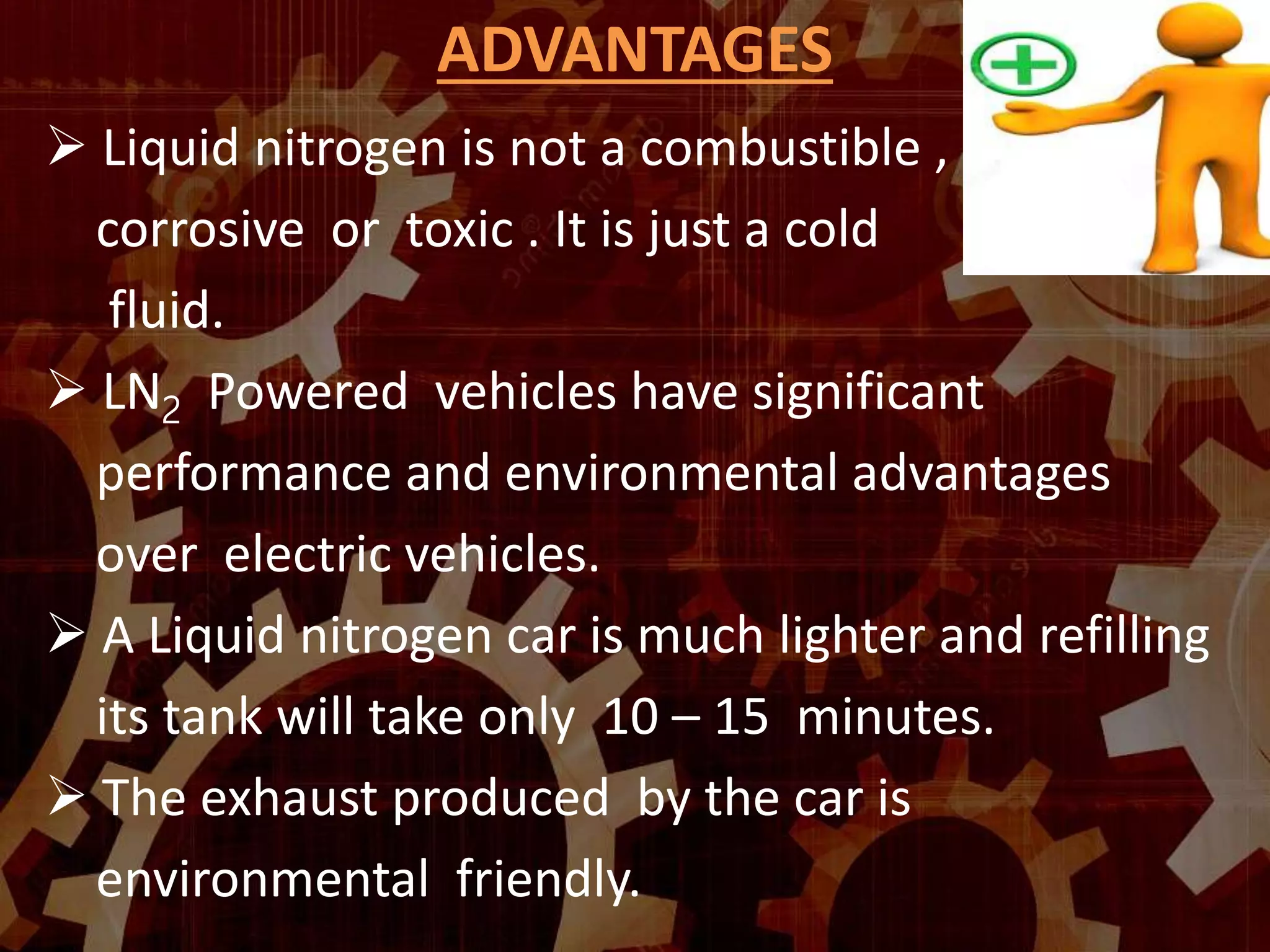 LIQUID NITROGEN AS ALTERNATIVE FUEL | PPTX
