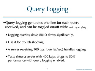 BIND 9 logging best practices | PDF