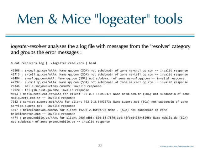 BIND 9 logging best practices | PDF