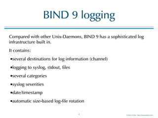 BIND 9 logging best practices | PDF