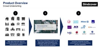 TDI Startup Insurtech Award - Bindcover pitchdeck-digital-insurance | PPT