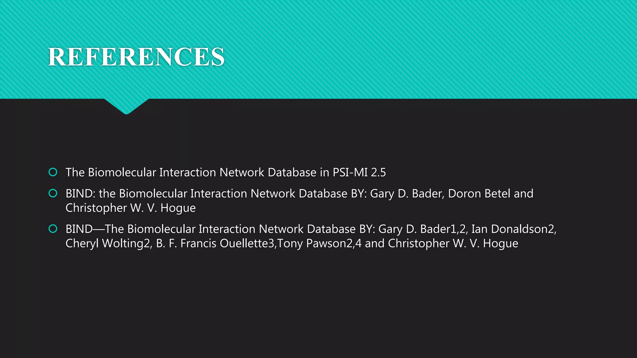 Bind database | PPTX