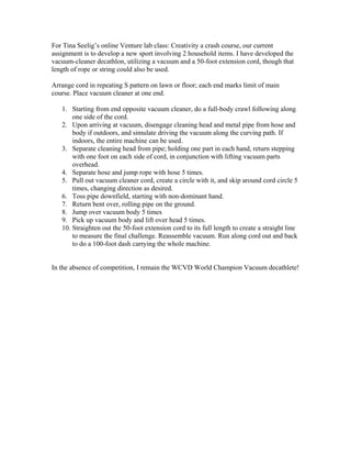 Vacuum Decathlon Slides | PDF