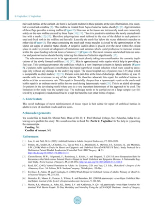 Novel Technique Combining Tissue and Mesh Repair for Umbilical Hernia ...