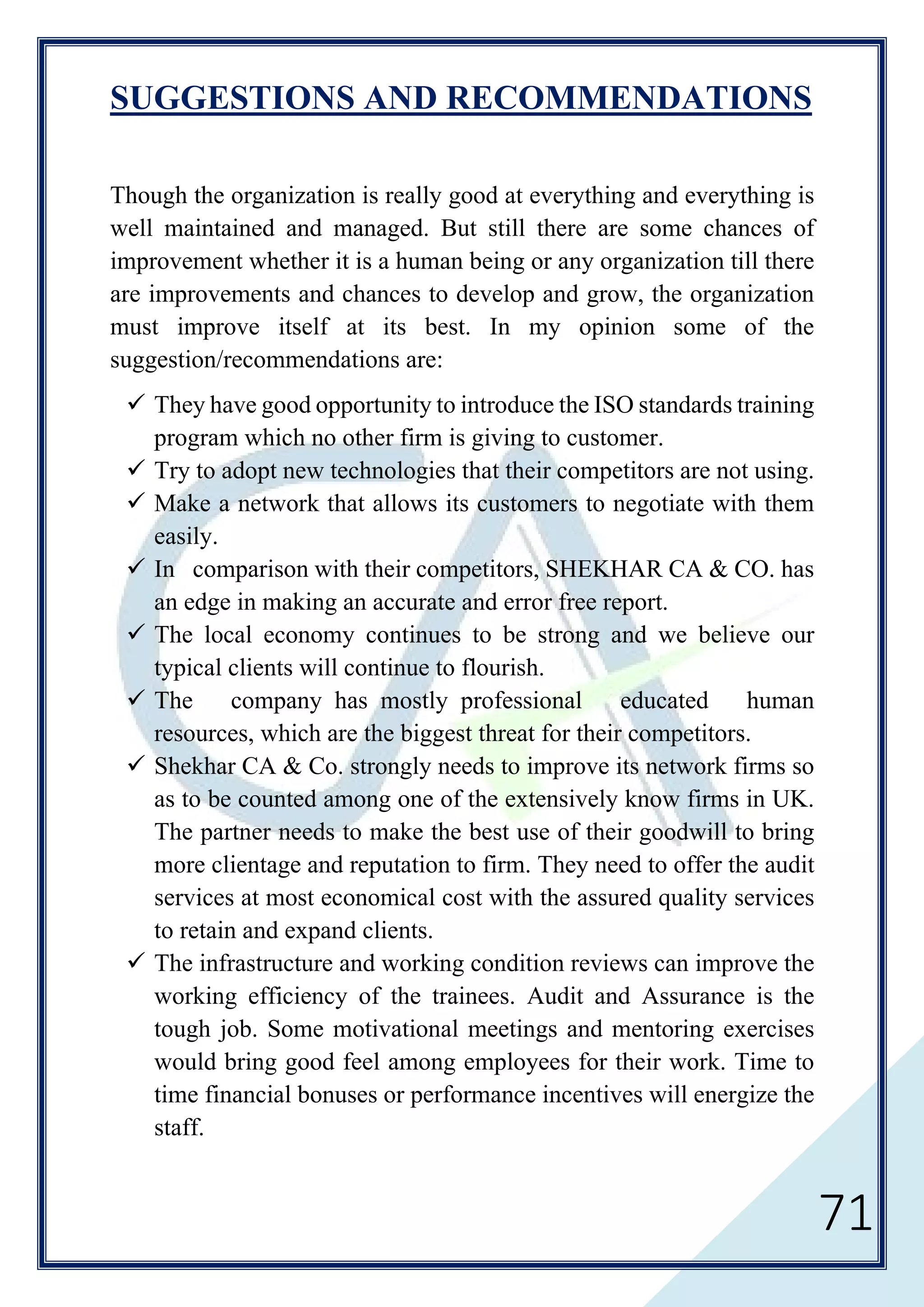 Summer Internship Report (Shekhar Chandra) (CA) | PDF