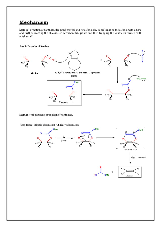 Organic Chemistry Name Reaction with mechanisms 140 | PDF | Chemistry ...