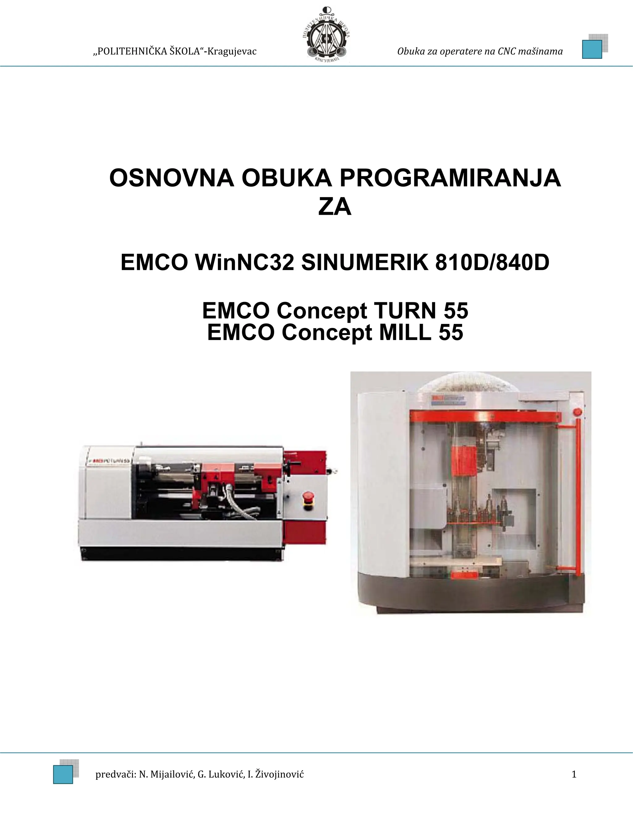 Programiranje cnc masina, poglavlje 1od6 | PDF