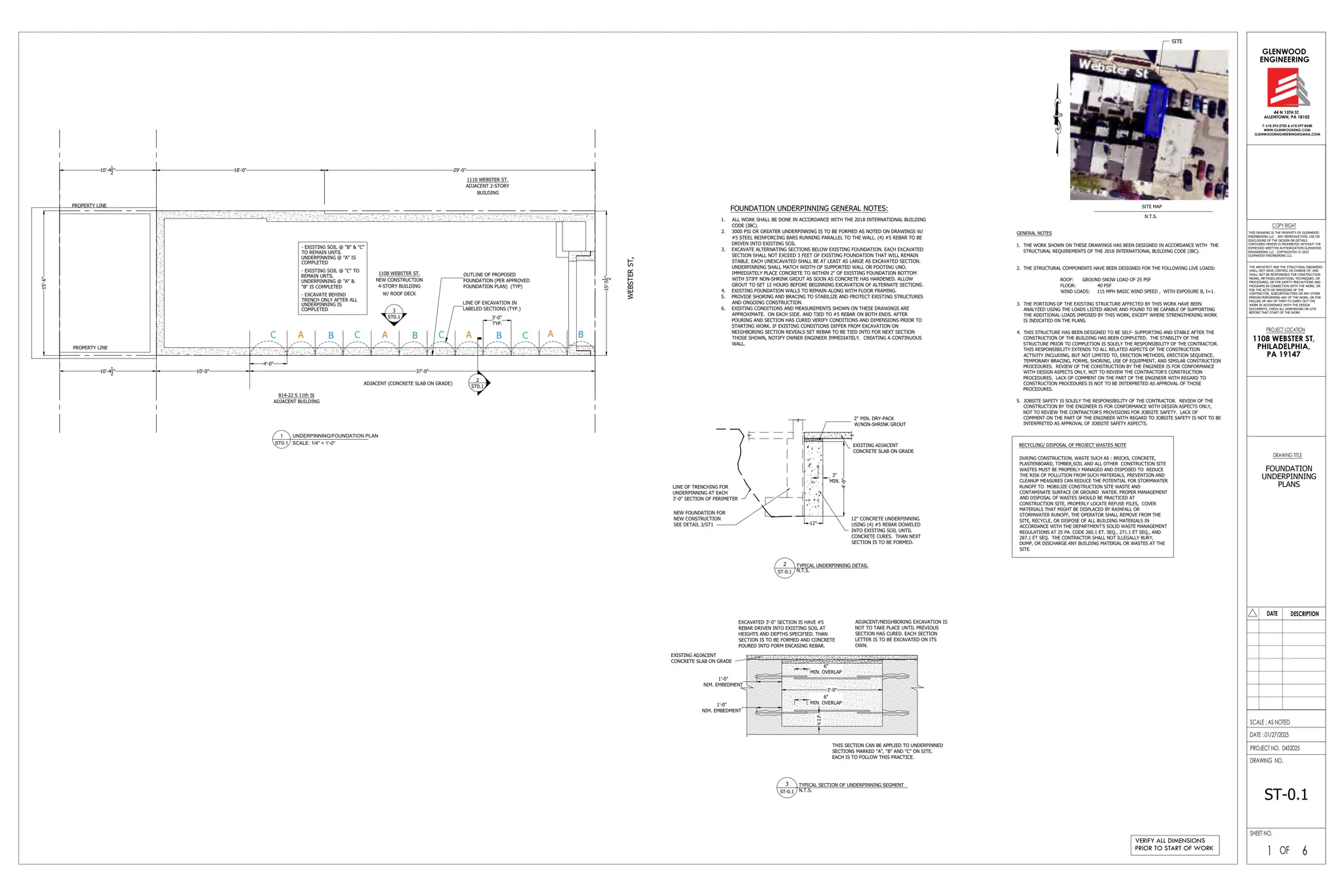 1108 Webster architectural plans and structural | PDF