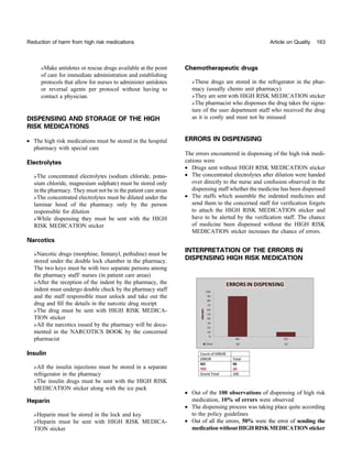 Reduction of harm from high risk medications | PDF