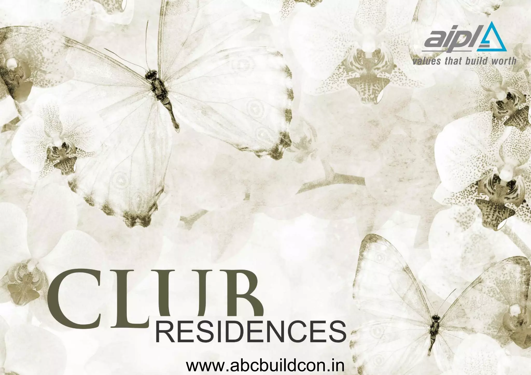 AIPL Club Residences Brochure - Abc Buildcon Pvt Ltd | PDF | Real Estate