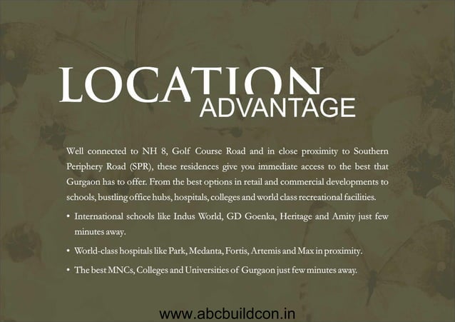 AIPL Club Residences Brochure - Abc Buildcon Pvt Ltd | PDF | Real Estate