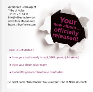 Flyer Tribe of Noise Beam Albums | PDF