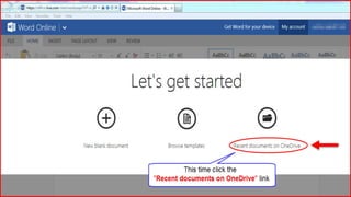 Using Microsoft Word in the cloud with a Hotmail account | PDF