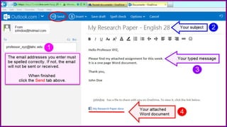 Using Microsoft Word in the cloud with a Hotmail account | PDF