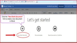 Using Microsoft Word in the cloud with a Hotmail account | PDF