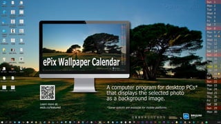 ePix Calendar - Modern Promotional Gift | PPT