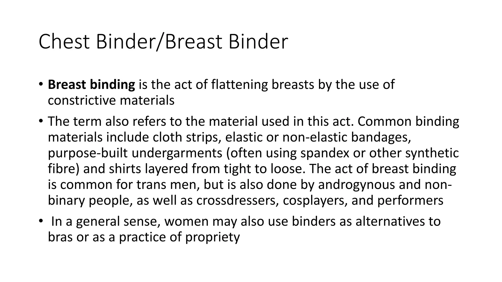 Binder and splint ppt | PPTX